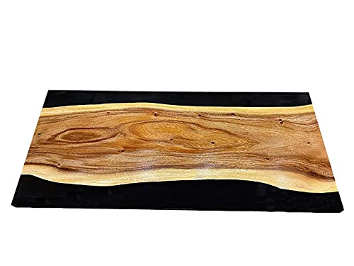 Epoxy Table, Live Edge Wooden Table, Natural Wood,Dining table, Natural Epoxy Table, Resin Table, Epoxy Resin River Table