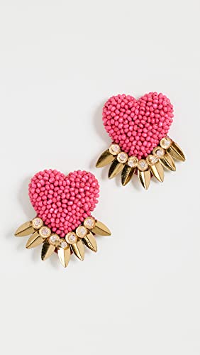 Deepa Gurnani Women's Danika Earrings, Hot Pink, One Size