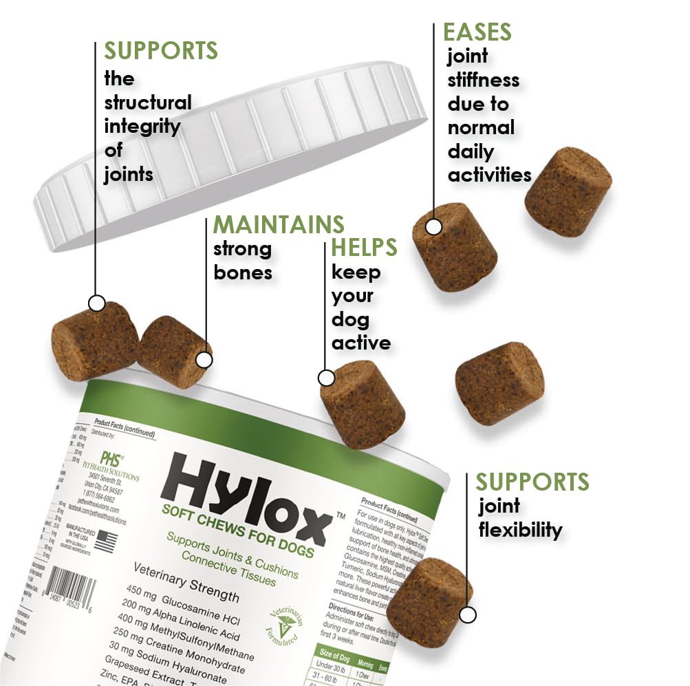 Hylox Dog Joint Supplement (240 Soft Chews)