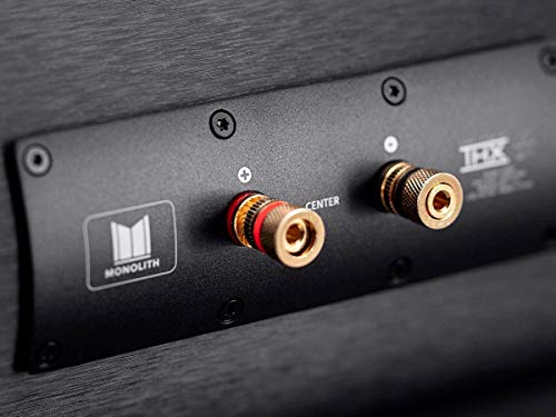 Monolith THX-365C Ultra Center Channel Speaker (Each) THX Certified, Premium Drivers, Premium Built Cabinet,Black