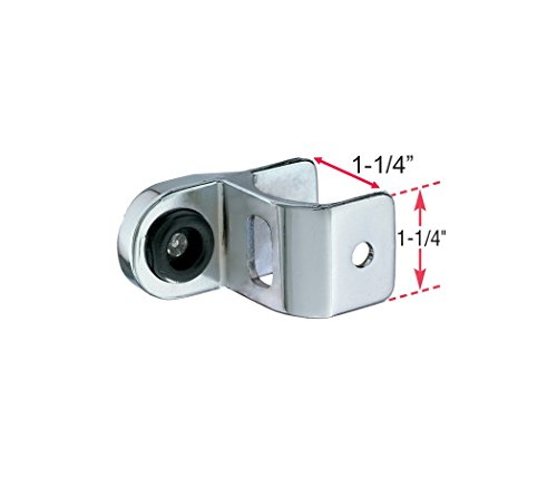 Harris Hardware TP5510-B Strike & Keeper Die Cast Zamac Bracket for 1-1/4 in. Doors, Chrome Plated