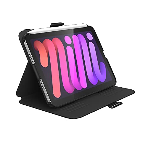 Speck Products Balance Folio iPad Mini (2021) Case and Stand, Black/Black