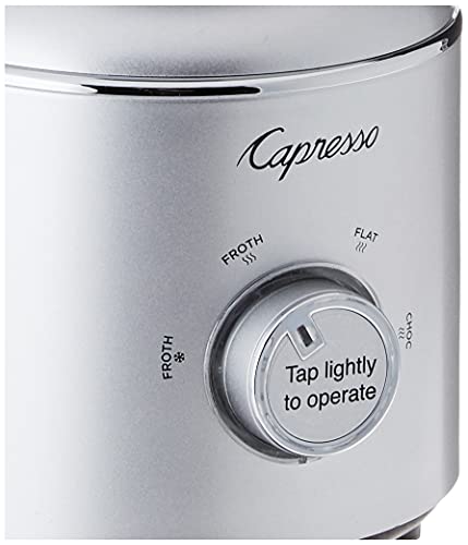Capresso froth Select Automatic Milk Frother and Hot Chocolate Maker, Stainless Steel 209.05, Silver, 20 ounce