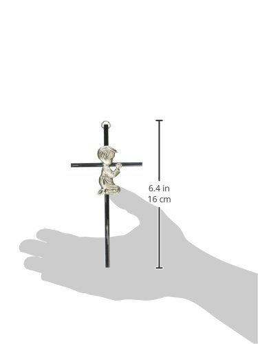 Silver Boy wall Cross Infant Blessing Baby Plaque Wall Decor Hanging Infant Gift Communion Baptism Birthday Great Gift New
