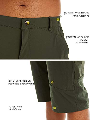 Capri Pants for Men with Pockets Capri Pants Work Shorts for Men Casual Shorts Athletic Summer Fishing Shorts Cargo Long Shorts