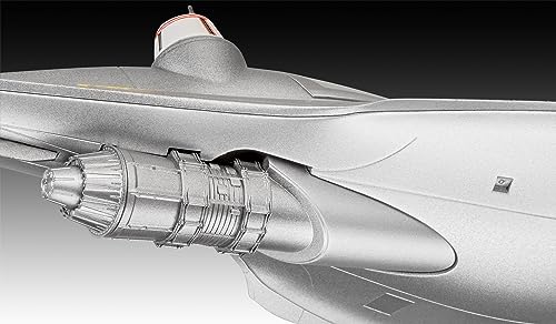 Revell 06787 Star Wars: The Mandalorian N1 Starfighter (Din Djarin) 1:24 Scale Unbuilt/Unpainted Plastic Model Kit with Seated 'Mando' Figure
