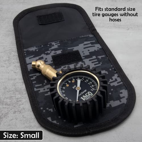 JACO Utility Tool Pouch (Medium Size) | Multi-Purpose Storage Pouch for Tire Gauges, Tools, & Accessories (Digital Camo)