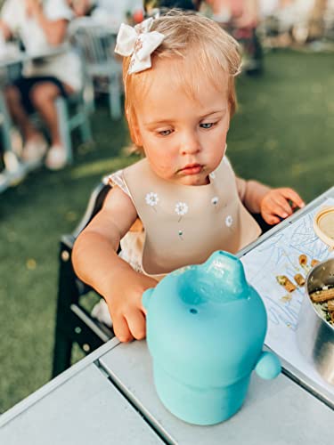 Pura my-my Silicone Sippy Cup 5oz/150ml - Training Cup, Reusable, Platinum Food Grade Medical Grade, Spill Proof Cups for Kids, Toddlers, Babies & Infants (Mint)