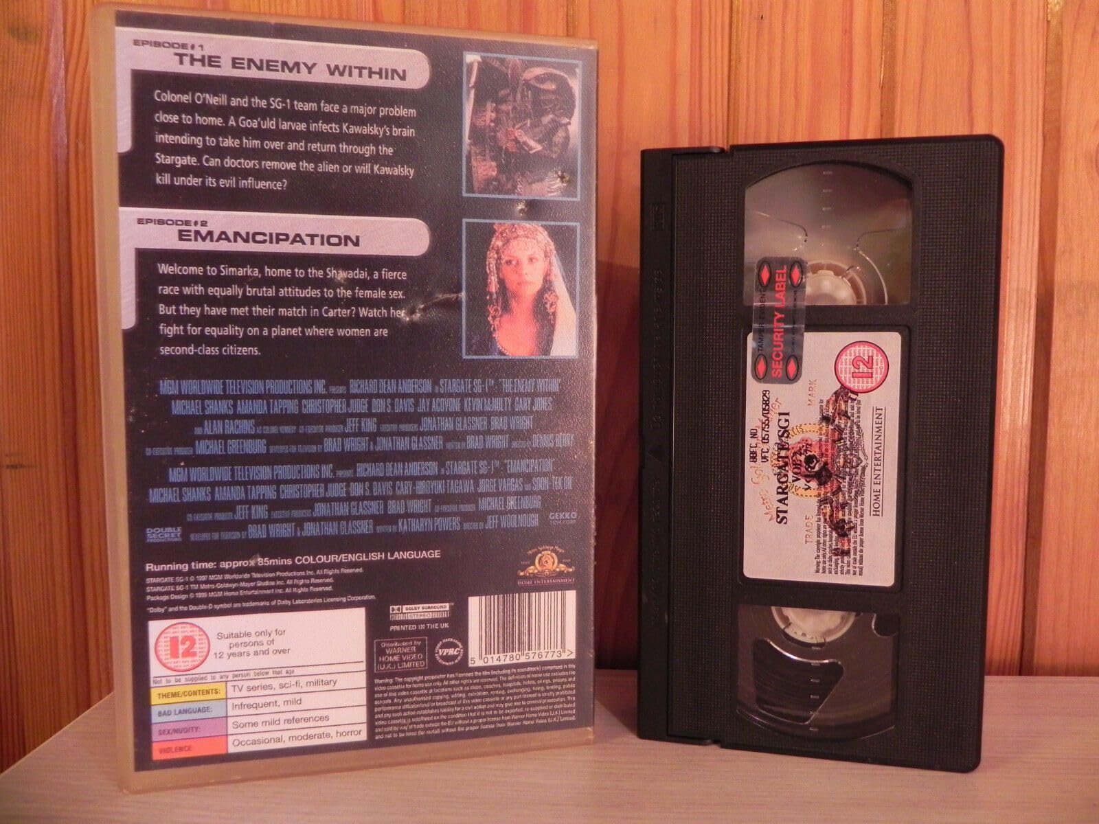 STARGATE SG-1 - Original Release - The Enemy Within - Big Box Video - 067677 VHS