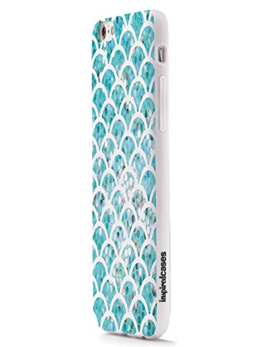 Inspired Cases - 3D Textured Galaxy Note 10 Plus Case - Rubber Bumper Cover - Protective Phone Case for Samsung Galaxy Note 10 Plus - Mermaid Scales - Teal
