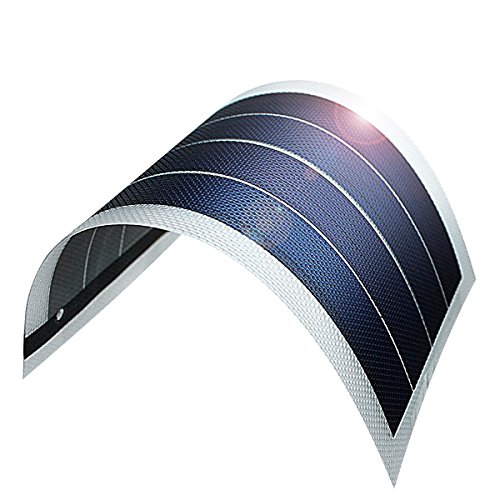 Fexible Solar Panel DIY 1W 6V Battery Charger Thin Film Solar Cell Epoxy for Battery Power LED (Translucent)