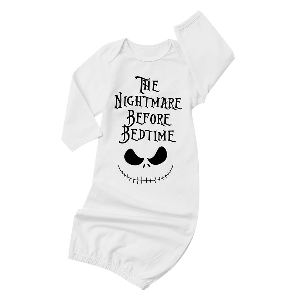 Newborn Boy Christmas Outfit Baby Coming Home Outfit (Nightmare, 0-3 Months)