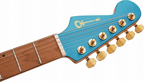 Charvel Angel Vivaldi Signature Pro-Mod DK24-6 Nova Electric Guitar - Lucerne Aqua Firemist