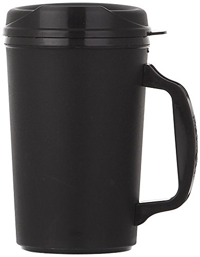 ThermoServ Foam Insulated Mug, 20-Ounce, Black