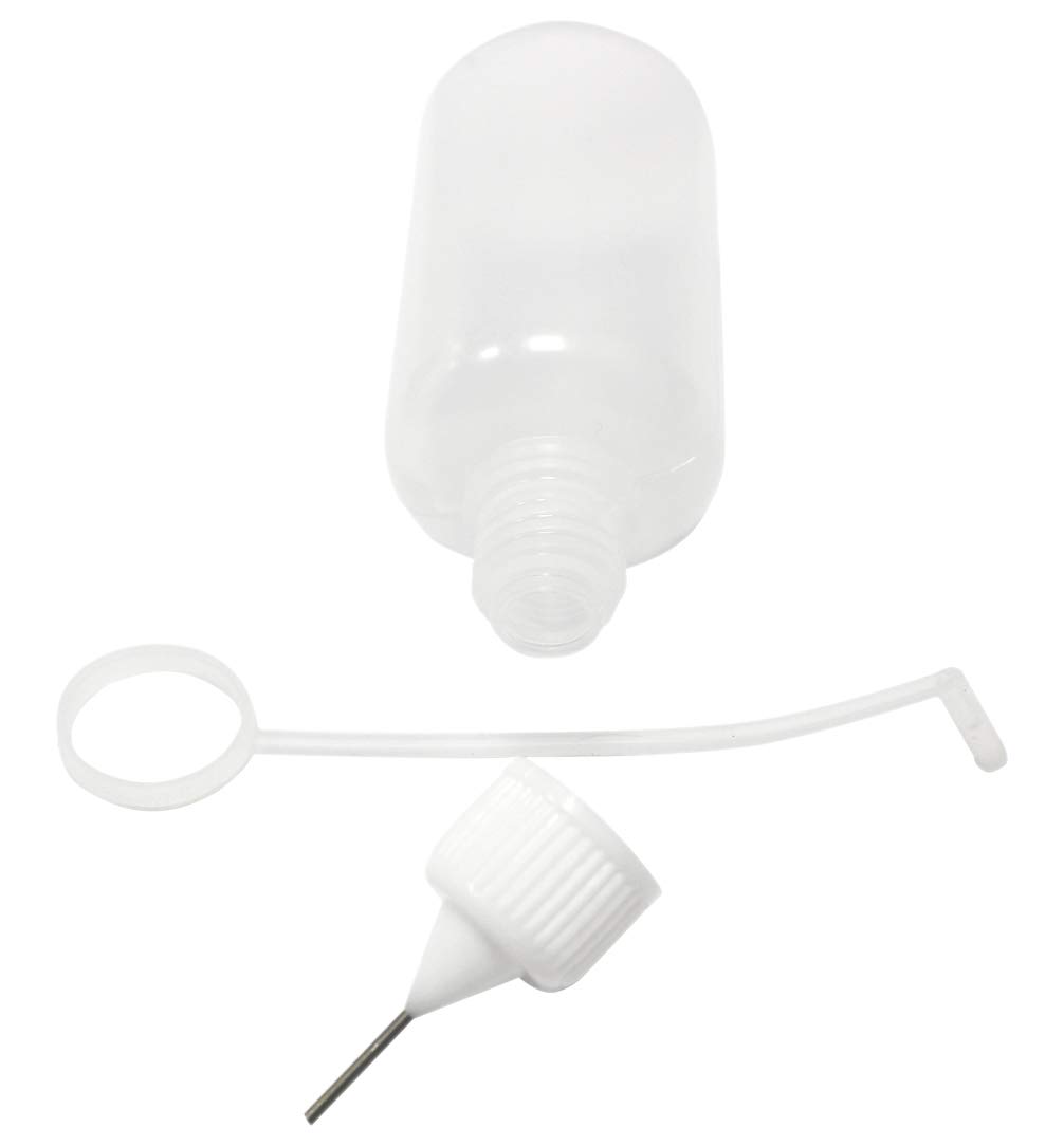 Kang&Chang 20pcs,30ml,Squeezable Plastic Bottles with Steel Needle Dropper and Childproof Cap,for liquid