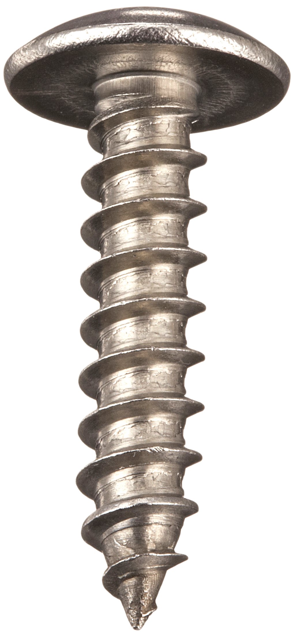 Small Parts 0812APT188 18-8 Stainless Steel Sheet Metal Screw, Plain Finish, Truss Head, Phillips Drive, Type A, #8-15 Thread Size, 3/4" Length (Pack of 100)