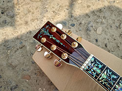 CJWSLYT Guitar Ebony Fingerboard 41 Inches All Acoustic Guitar D Style Guitar for Beginner 6strings Electric Guitar (Color : Guitar, Size : 41 inches)