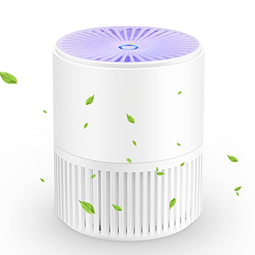 Smart Air Purifiers for Home - Air Cleaner with HEPA Filter Filters Out 99.97% Dust, Dander, Smoke, Odor for Home, Bedroom, Living Room, Kitchen Ultra Quiet and Effective