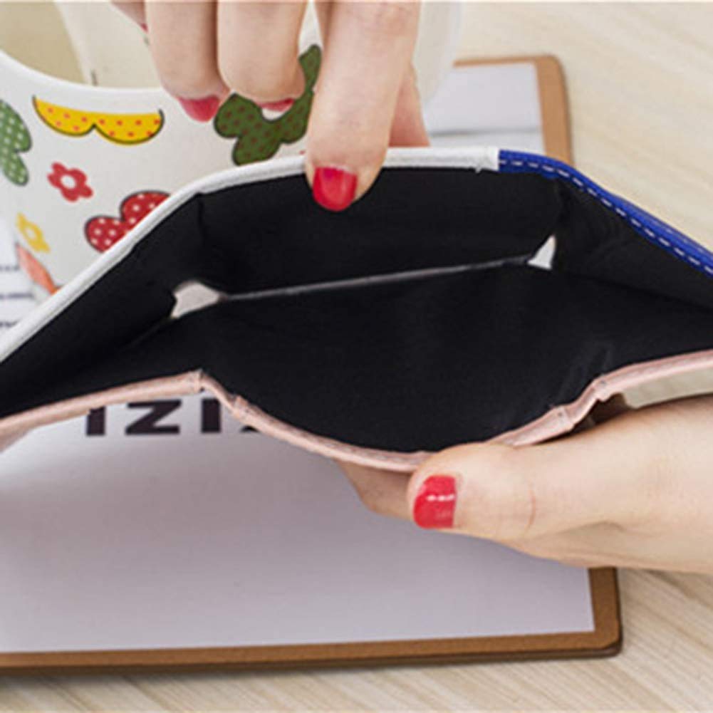 Sailor Moon Small Wallet Kawaii Tsukino Usagi Card Holder Wallet for Girls (Black , One Size )