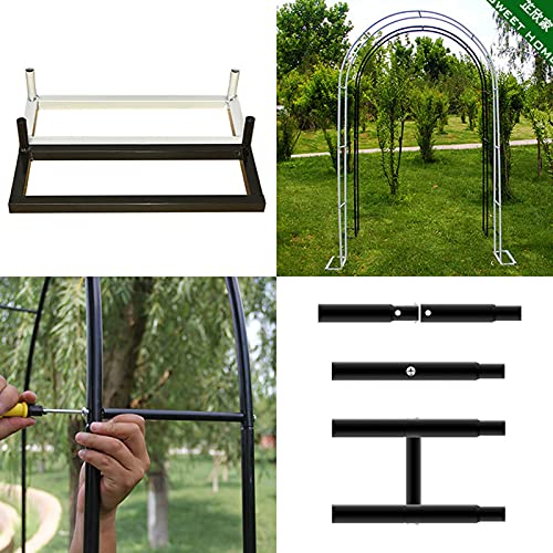 Garden Arch Made of Metal,Rose Arch for Climbing Plants Clematis,Climbing Support Trellis,Pergola,Weather-Resistant Climbing Arch,Wedding Arch,Archway,Trellis,Garden Arbor,Roses,Vine Support Trellis