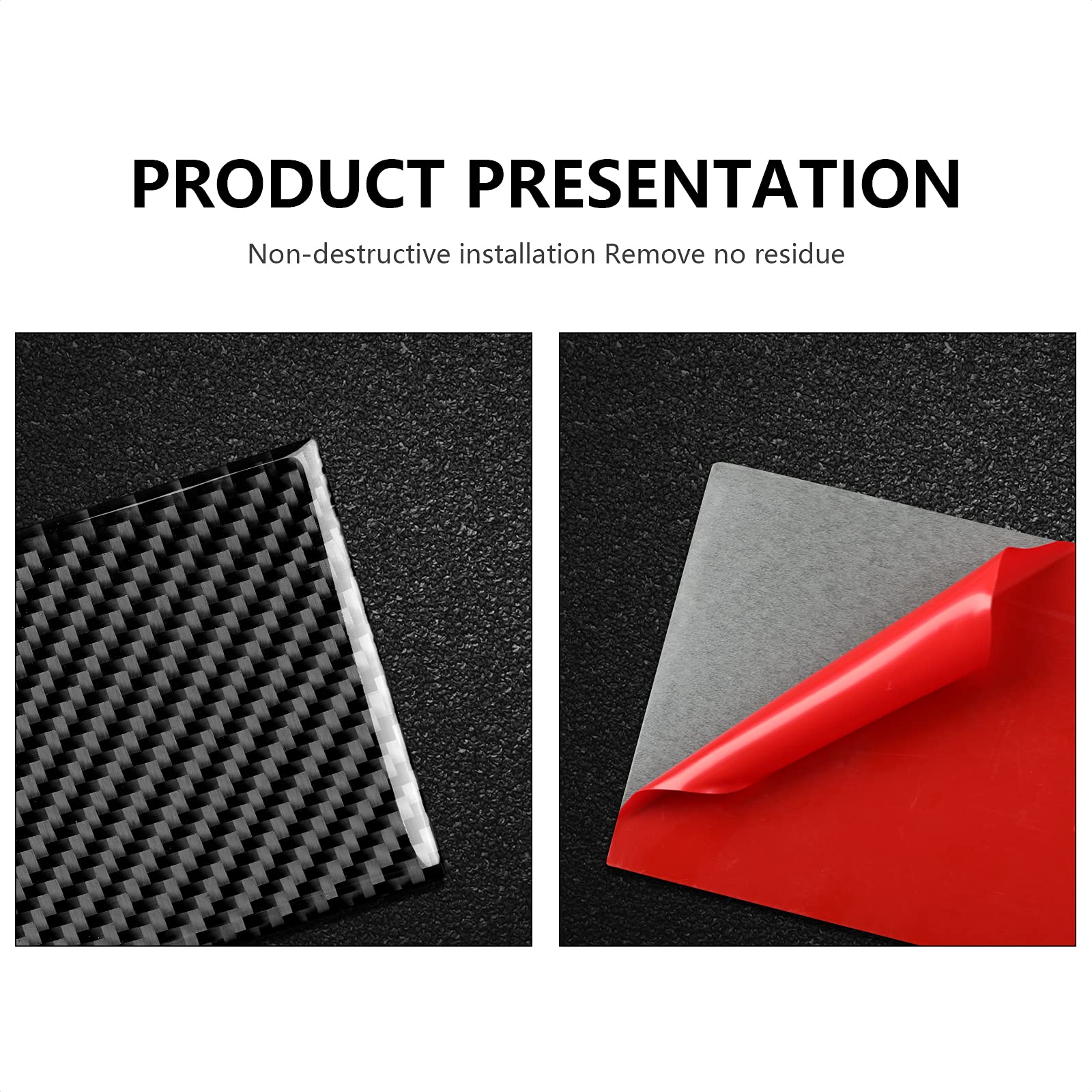 Car Copilot Air Vent Panel Sticker Decal Carbon Fiber Interior Trim Cover for Ford Mustang GT 2005 2006 2007 2008 2009 S197 Accessories