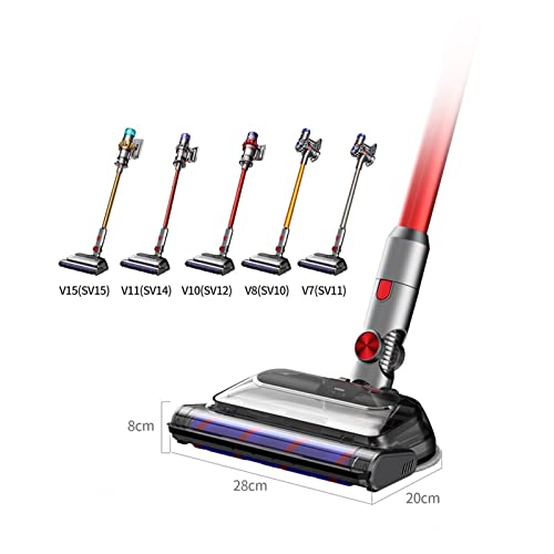 NUTRAC Vacuum Cleaner Electric Cleaning Mop Head Wet and Dry Brush Home Floor Mop Heads Accessories,Compatible for Dyson V7 V8 V10 V11V15