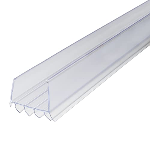 M-D Building Products 43338 36 in. Clear Vinyl U-Shape Cinch Slide-On Under Door Seal