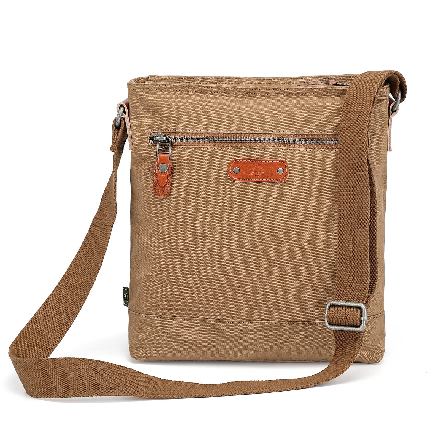 TSD Brand Super Horse Canvas Crossbody Bag