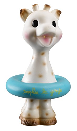 Sophie la girafe | Bath Toy | Colors May Vary (Blue or Yellow) | Fun Toy That Floats & Sprays Water When Pressed