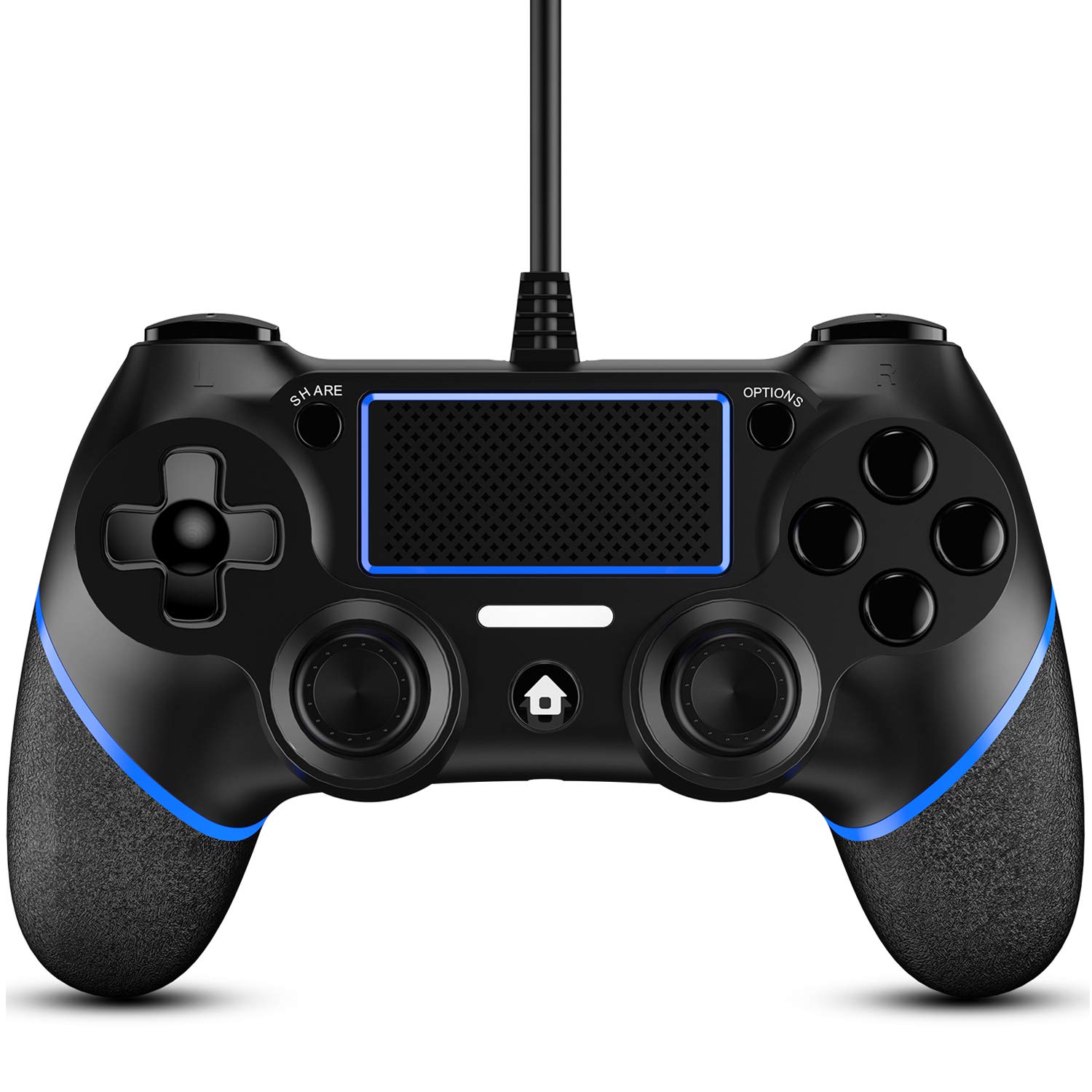 Controller for ps4 (Blue&Wired)
