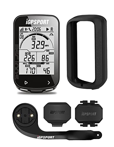 iGPSPORT BSC100S Bicycle/Bike Computer Wireless, 2.6-inch LCD Display GPS Bike Computer (Set)