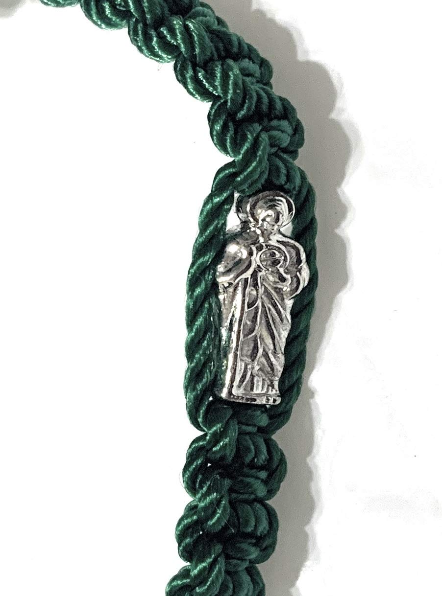 Chavarrieta Red Saint Jude Thaddeus Thread Bracelet Pulsera Roja de hilo de San Judas Tadeo