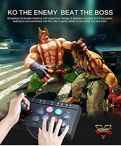 PXN 0082 Arcade Fight Stick Street Fighter Arcade Joystick for PC/PS4/PS3/XBOX S/X Nintendo Switch/PC Windows Game Rocker