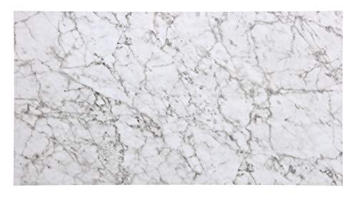 Linon White 3 Piece Faux Marble Tavern Set