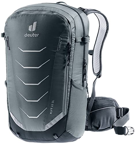 deuter Women's Flyt 18 SL Bicycle Backpack with Protector, Graphite Black, 18 l