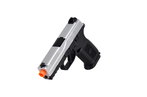 SOFT AIR USA FN FNS-9 Spring Airsoft Pistol, Black/Silver, 300 FPS