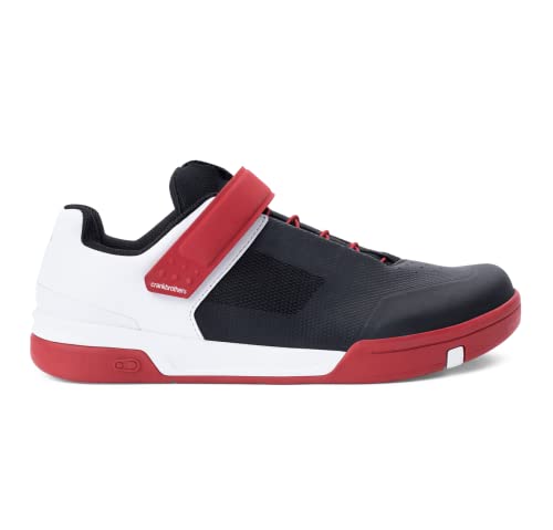 Crank Brothers Mallet Speedlace Mountain Bike Shoe Red/Black/White - Red Outsole, 9.0