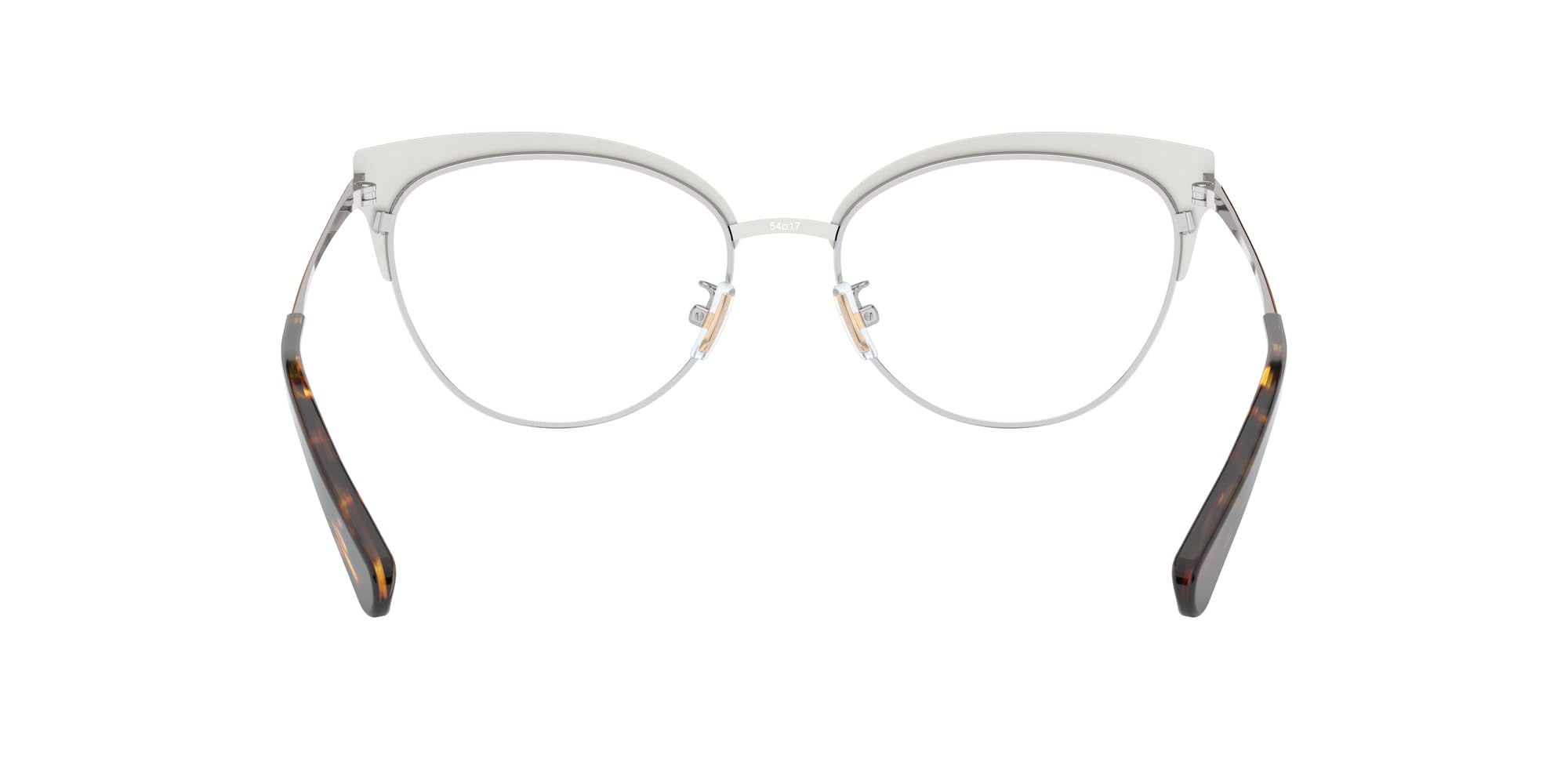 Coach HC5108 Prescription Eyewear Frames, Brown Silver Gold Gradient/Demo Lens, 54 mm