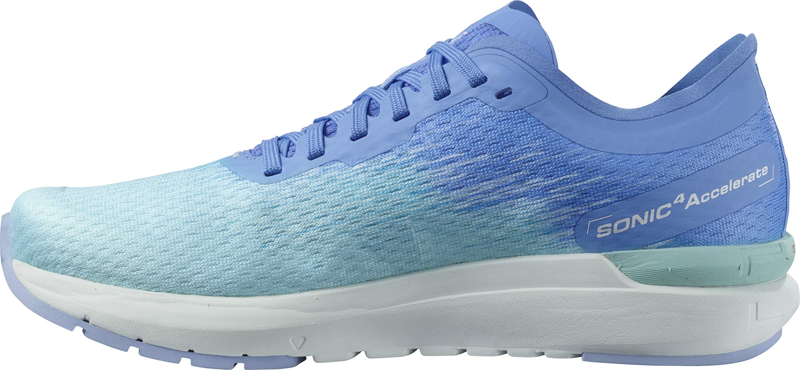 Salomon Sonic 4 Accelerate Running Shoes for Women, Persimon/White/Brick Dust, 8.5