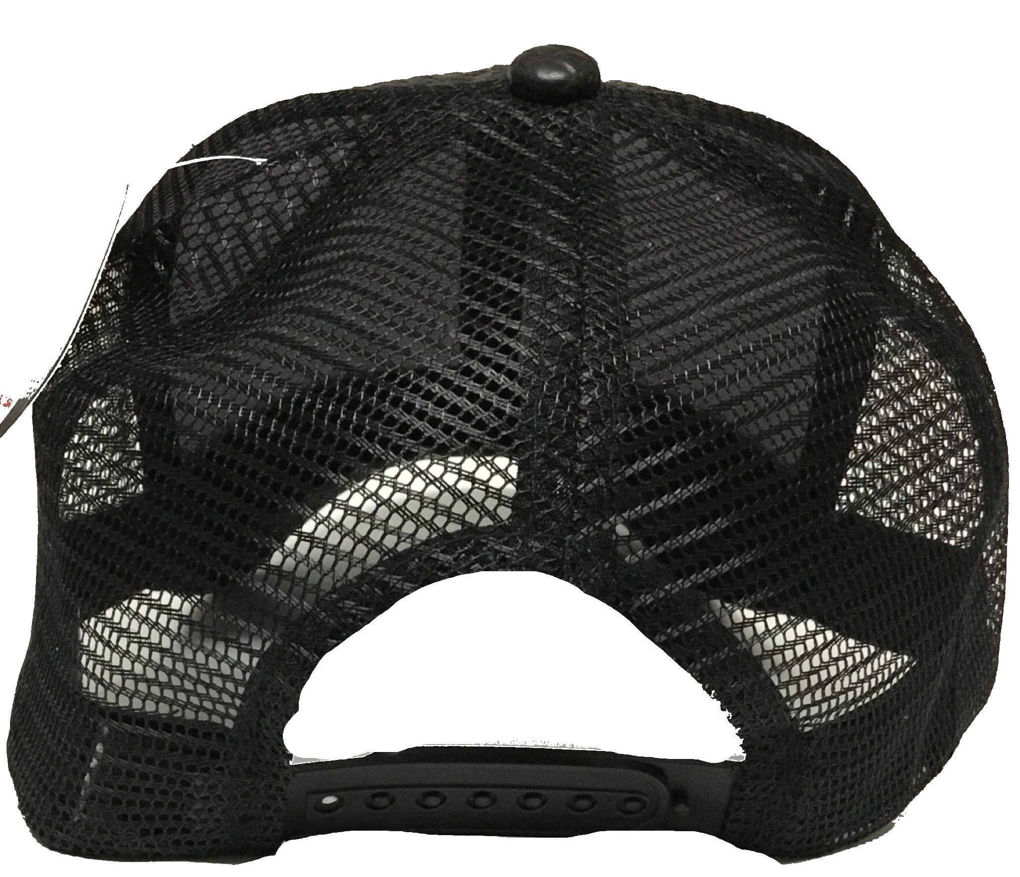 Capsnmore El Chapo Guzman Hat Black Mesh Snapback 4 Logos