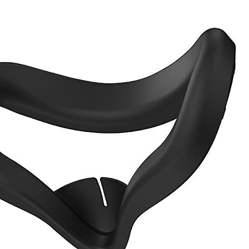 DERCLIVE Silicone Face Cover Sweatproof Washable Pad Cushion Compatible with Oculus Quest 2 VR Headset