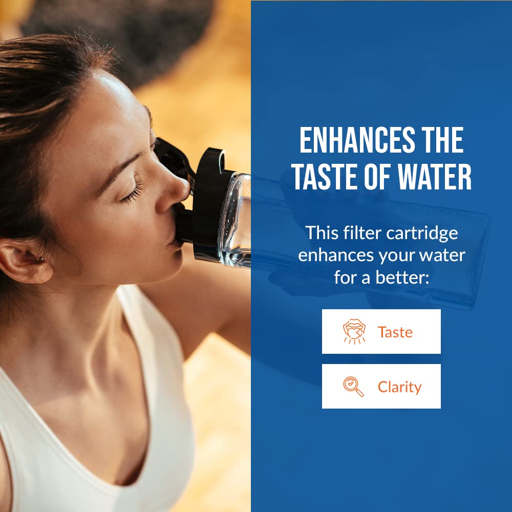 Filters Fast FF10C-5-AP Compatible Replacement for Aqua-Pure AP117 Comp Water Filter Cartridge Activated Carbon 2.9x2.9x10 inch