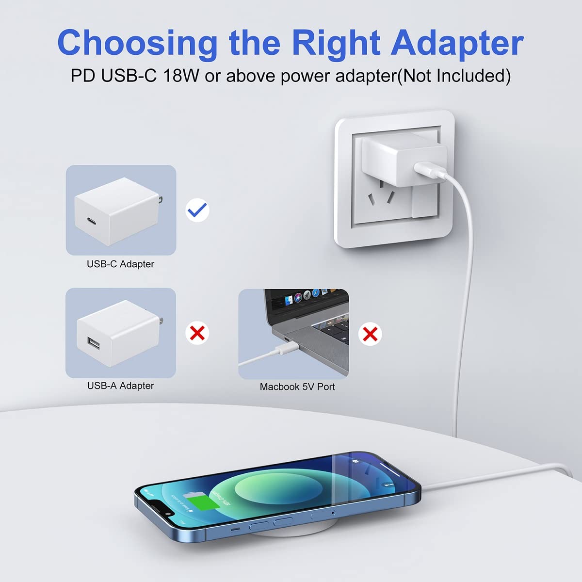 Magnetic Wireless Charger 3 in 1, 15W Fast Wireless Charging for iPhone 14/13/12/11 Series/XS Max/XS/XR/X/8/8 Plus, Compatible with Apple iWatch SE/7/6/5/4/3/2, AirPods Pro/3/2