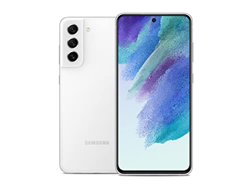 SAMSUNG Galaxy S21 FE 5G Cell Phone, Factory Unlocked Android Smartphone, 128GB, 120Hz Display Screen, Pro Grade Camera, All Day Intelligent Battery, US Version, 2022, White
