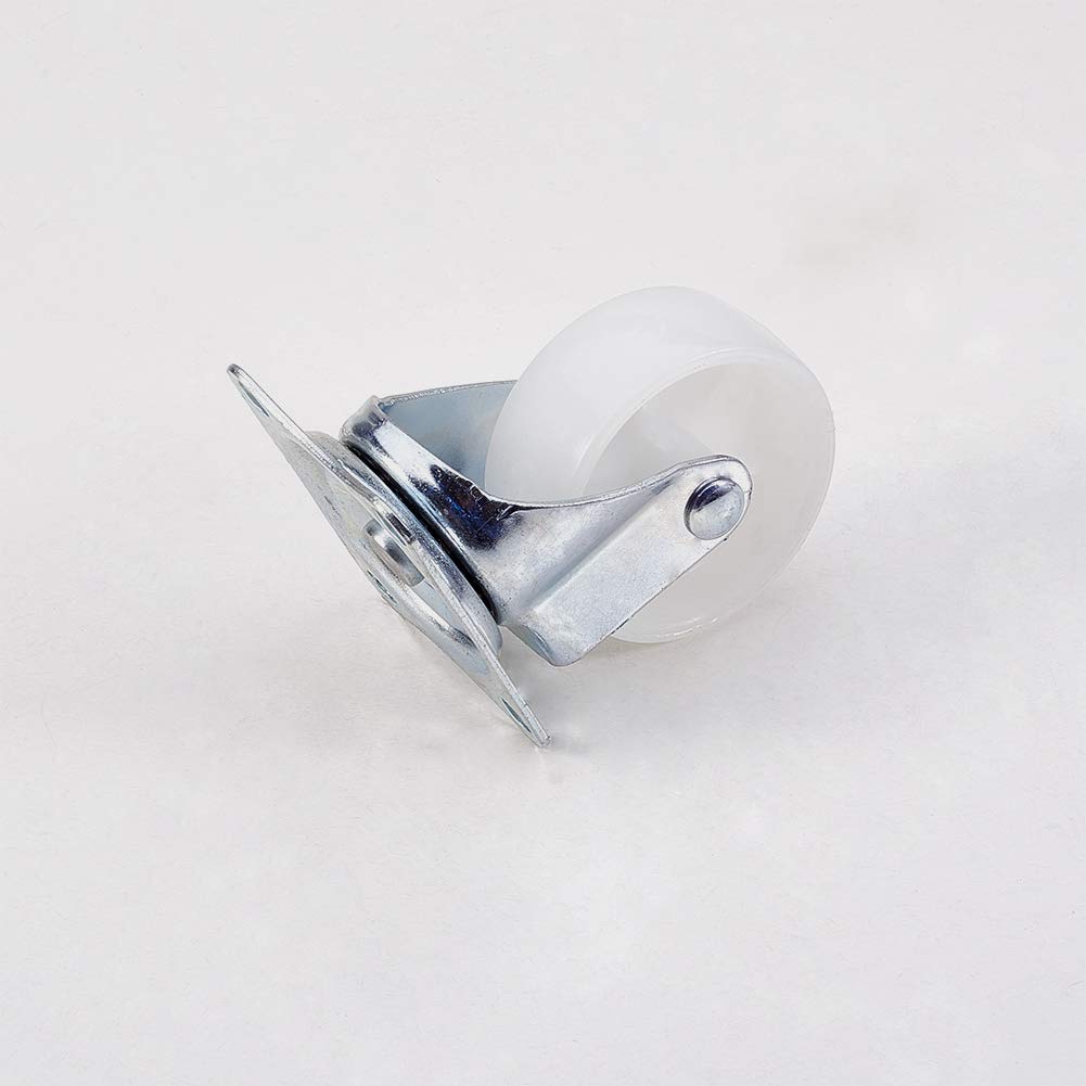 Caster Furniture,Rubbered Trolley Wheels , Castor Wheels,Furniture Casters,2" Flat Full Rotation Caster Wheel Swivel Plate 1 Pack 360 Degree Top Plate