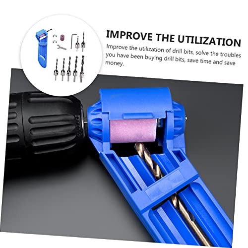 Housoutil 3 Sets Burr Device Set wisking tool electric drill bit sharpening tool portable drill bit sharpener power tools electric tool electric sharpener Drill Grinder Drill Grinding Tool