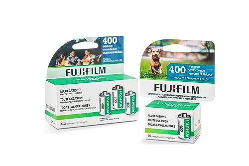 Fujifilm Fujicolor 400 Color Negative Film, 35mm, 36 Exposures (3-Pack)