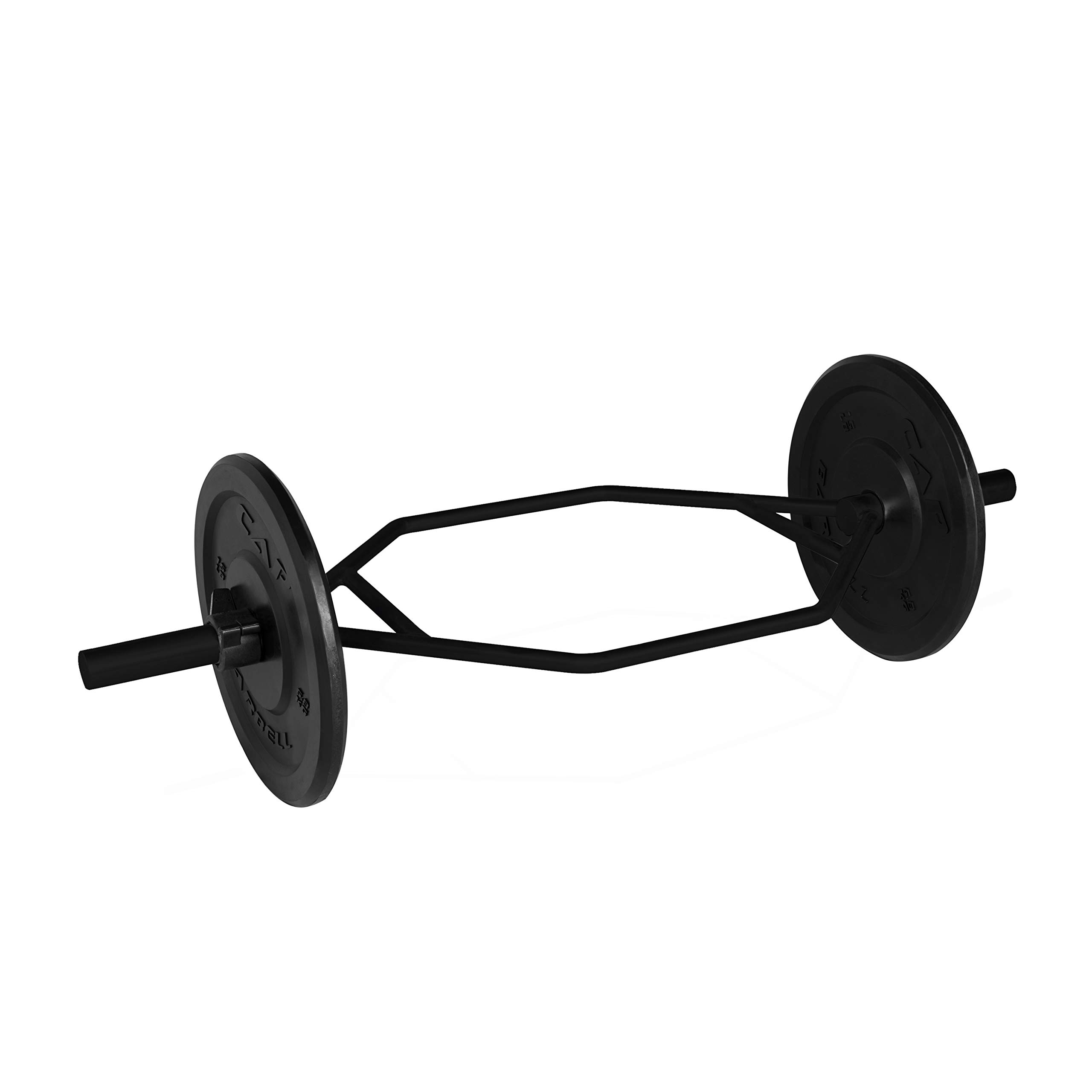 CAP Barbell Olympic Trap Bar, Shrug Bar, Hex Bar with Flush Neutral Grips, Black