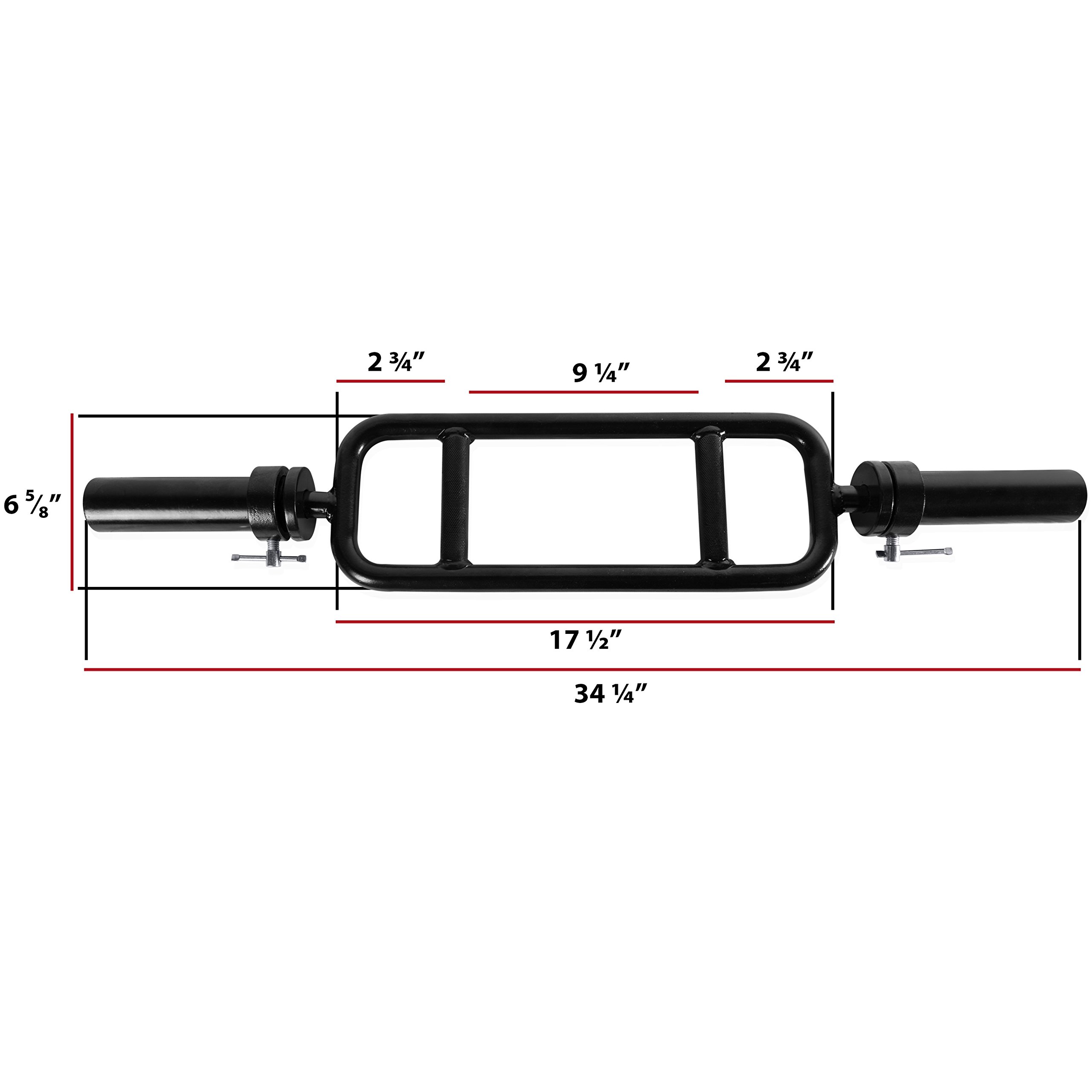 CAP Barbell Olympic Triceps Bar, Chrome , 34-Inch