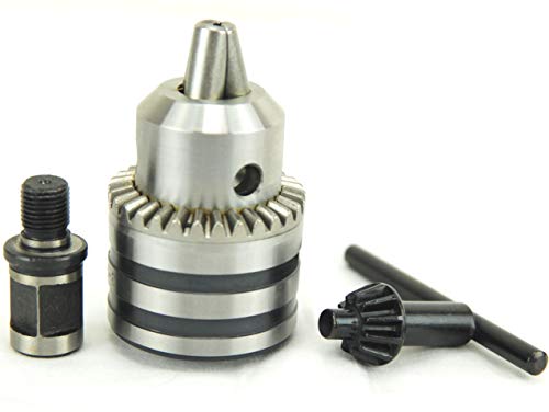 HD Mag Drill Chuck 5/8" & THREADED Weldon Shank 3/4" Adapter for Magnetic Drill - Heavy Duty by BLUEROCK Tools